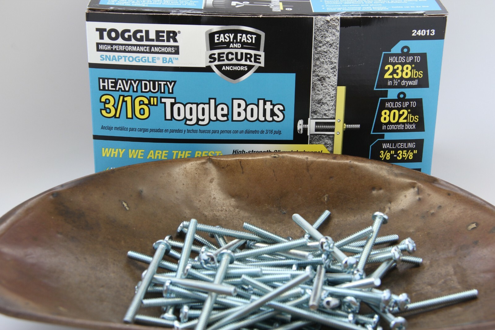 Toggler Snaptoggle Anchors BA BB Choose Size/Quantity - with or without ...