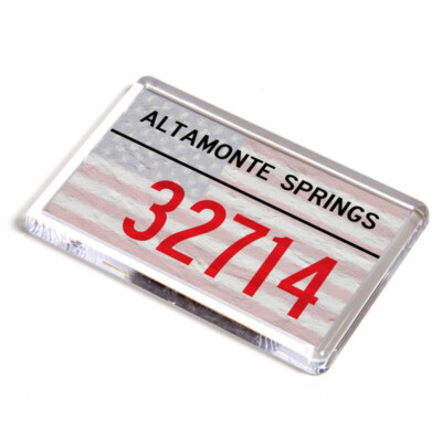 FRIDGE MAGNET - Altamonte Springs, 32714 - US Zip Code | eBay UK