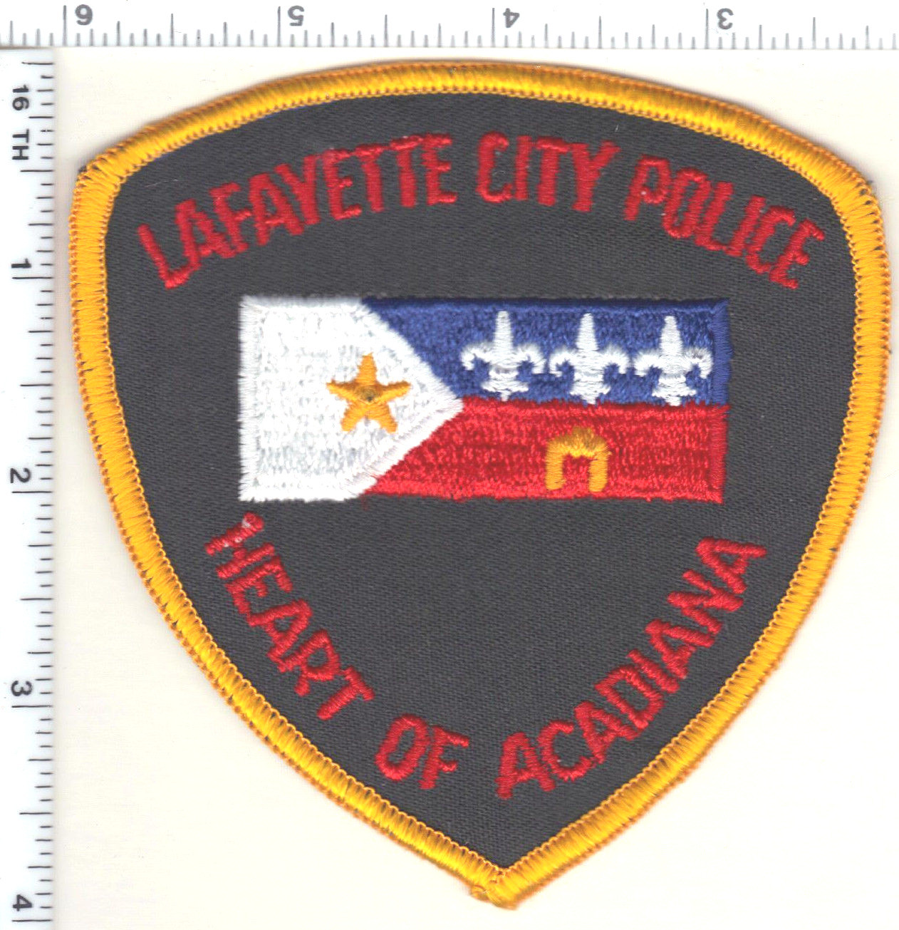Lafayette City Police (Louisiana) Shoulder Patch - new from 1985 | eBay