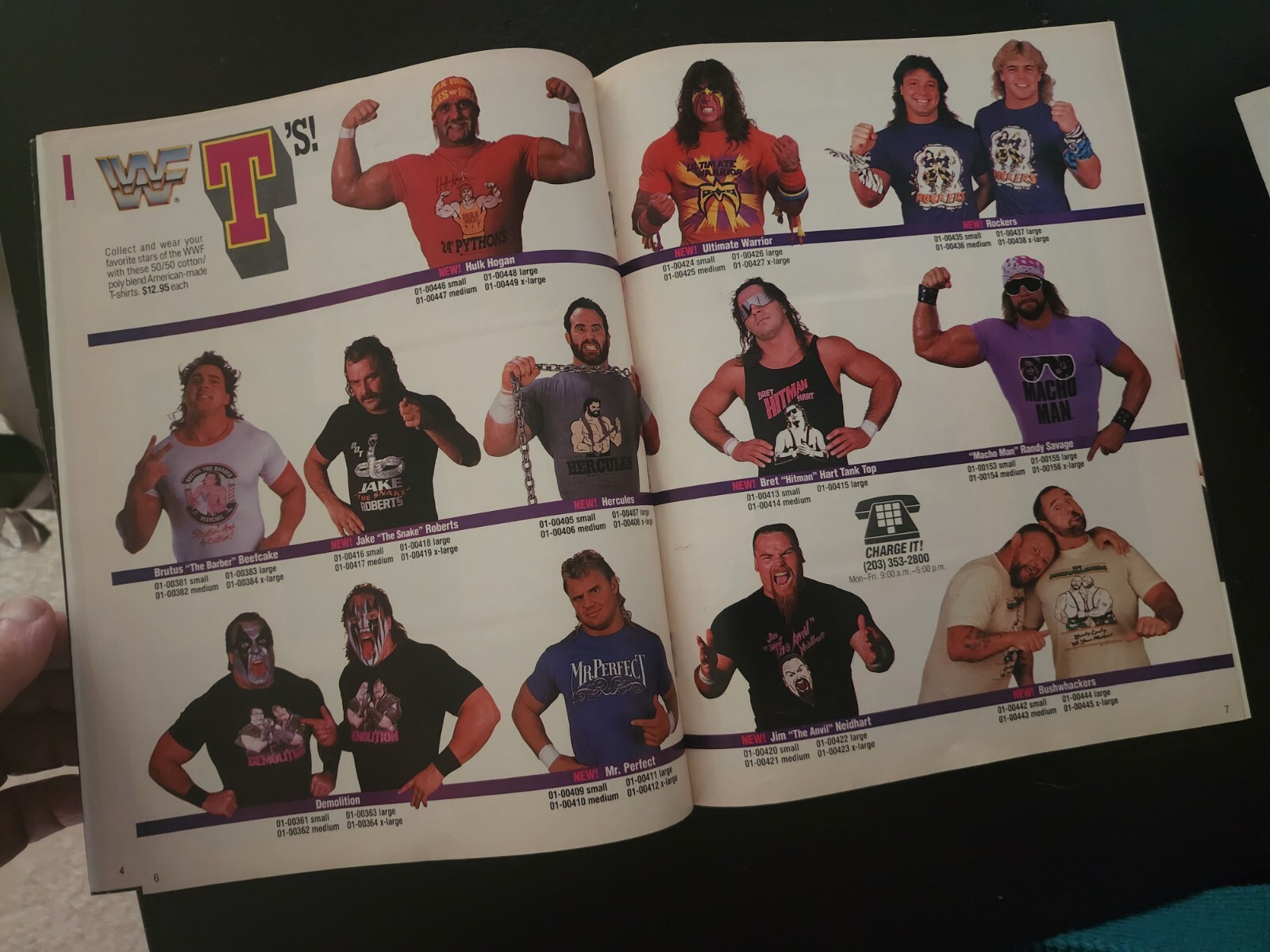 Official WWE / WWF 1989 Program Book W/Live Event Lineup. All Original ...