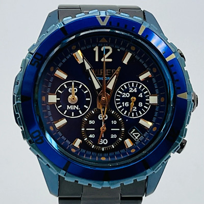 Seiko Wired Chronograph Quartz VK63-K270 Women's Watch 44.1mm | eBay