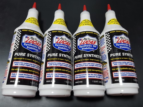 Lucas Oil Products 10130 Pure Synthetic Oil Stabilizer 1/Quart Each for ...