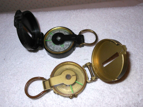Vintage Lensatic Compass Precise Pathfinder & Engineer Lensatic Compass ...