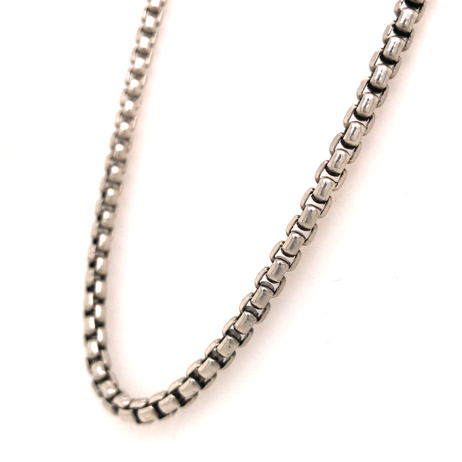 David Yurman Classic Sterling Silver Box Chain - Gem