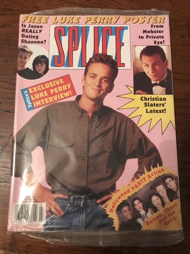 Splice Magazine Beverly Hills 90210 Luke Perry Poster & Interview ...