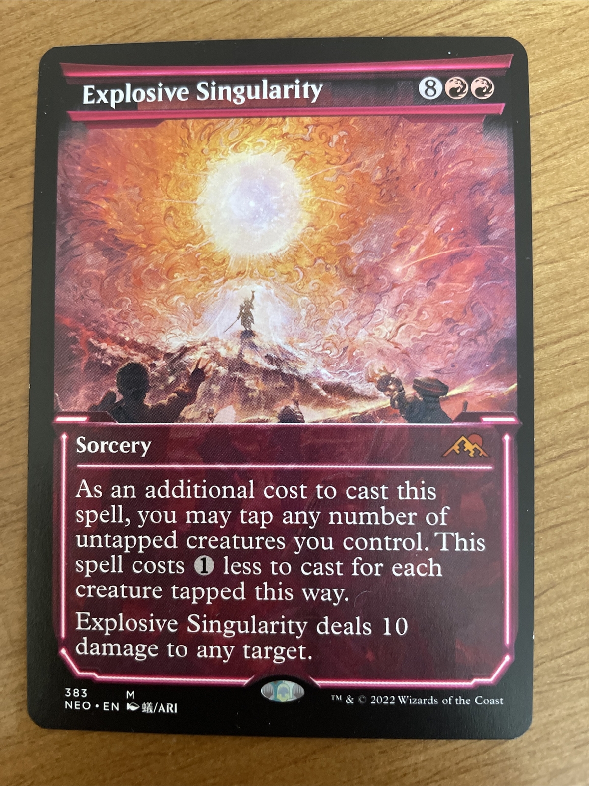 Explosive Singularity - Showcase - Kamigawa Neon Dynasty - NEO | eBay