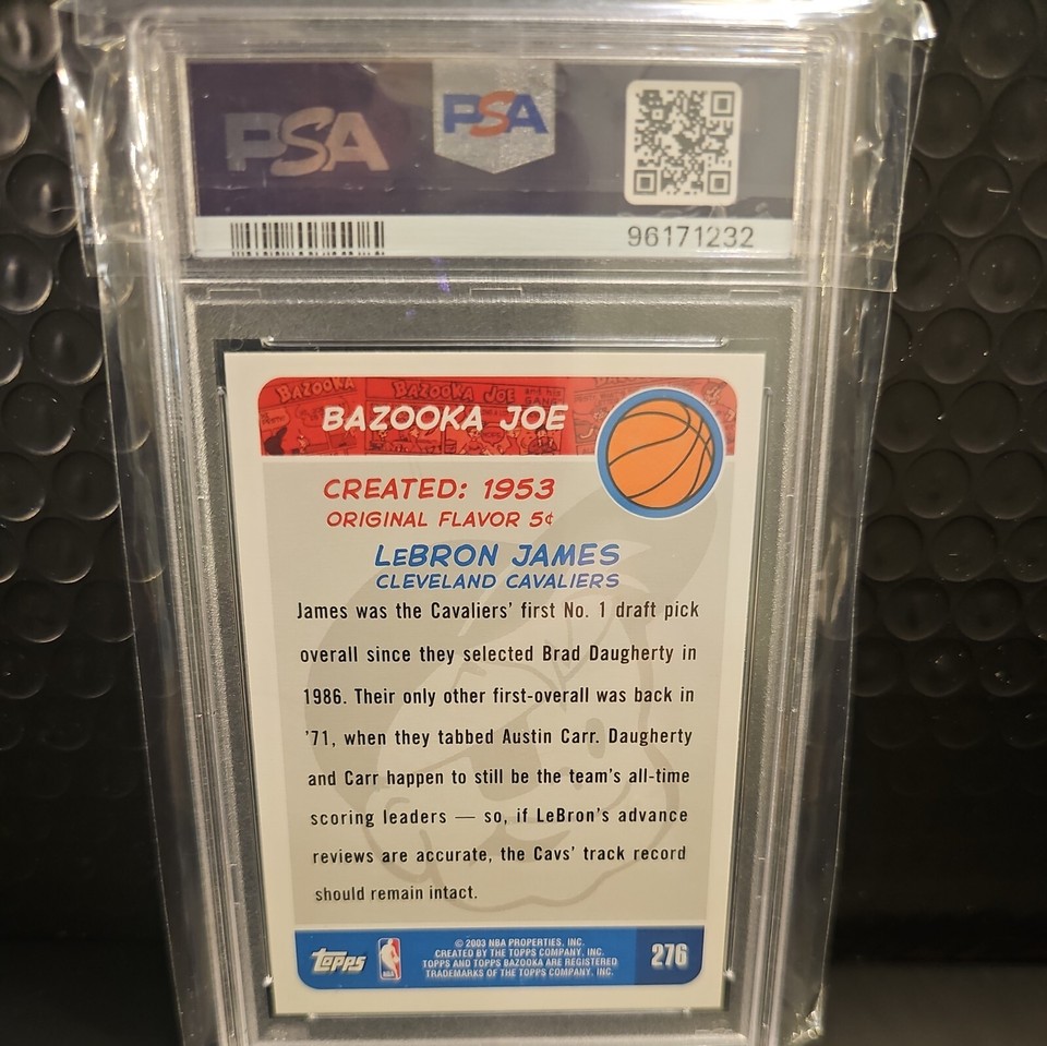 2003-04 Topps Bazooka MINI LEBRON JAMES Rookie RC Cleveland Cavaliers ...