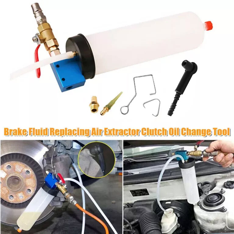 Car Vehicle Vacuum Brake Bleeder Tank Fluid Oil Change Pump Equipment ...