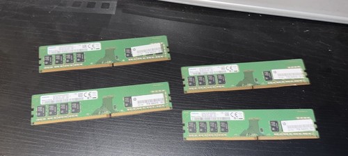 Samsung DDR4-2666 PC4-21300 DIMM DDR4 SDRAM RAM 4x8GB 32GB Lot ...