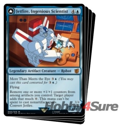 Jetfire, Ingenious Scientist X4 NM Magic The Gathering MTG Transformers ...