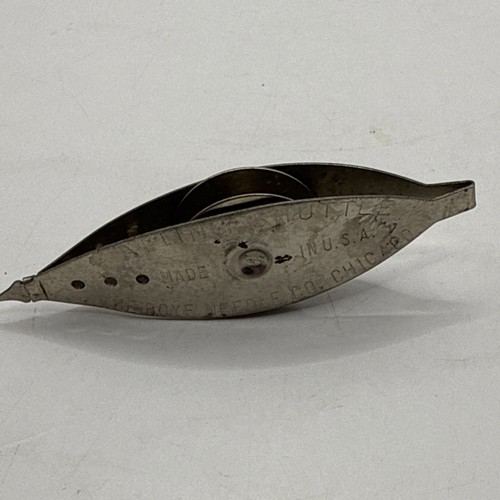 Vintage The BOYE Needle Co Metal Tatting Shuttle USA Made in Chicago | eBay