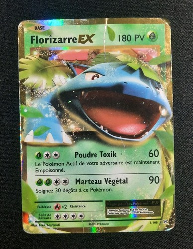 Carte Pokémon : Florizarre Ex Ultra Rare 2016 XY Évolutions 1/108 PO 🇲🇫 ...