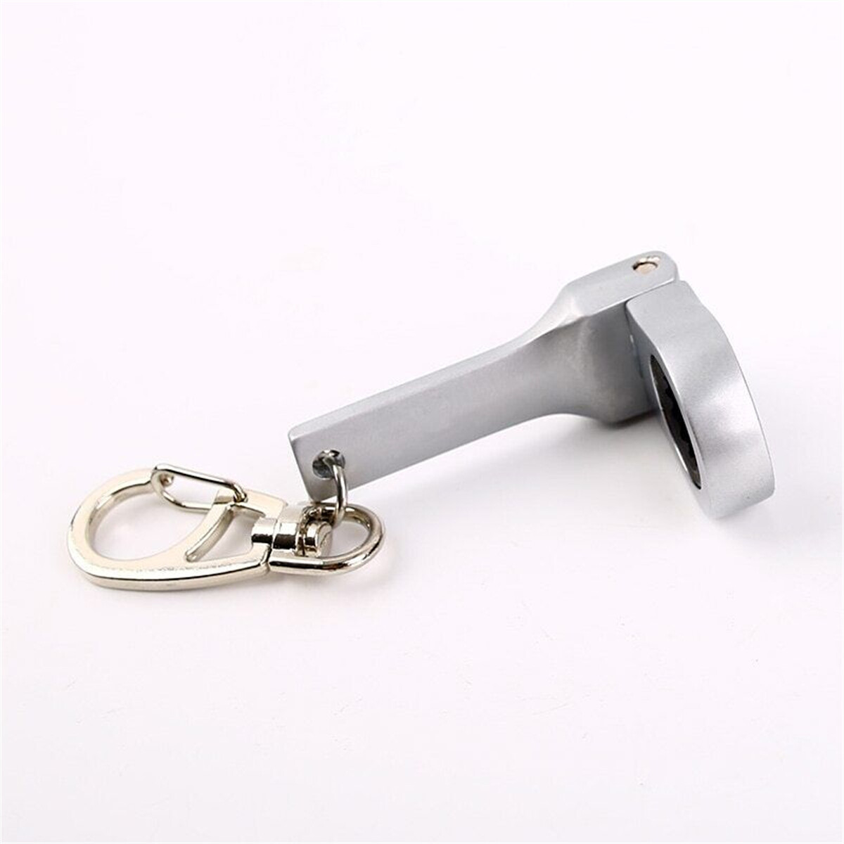 1pc 10mm Mini Shaped Wrench Tool Metal Keychain Key Chain Ring Keyring ...
