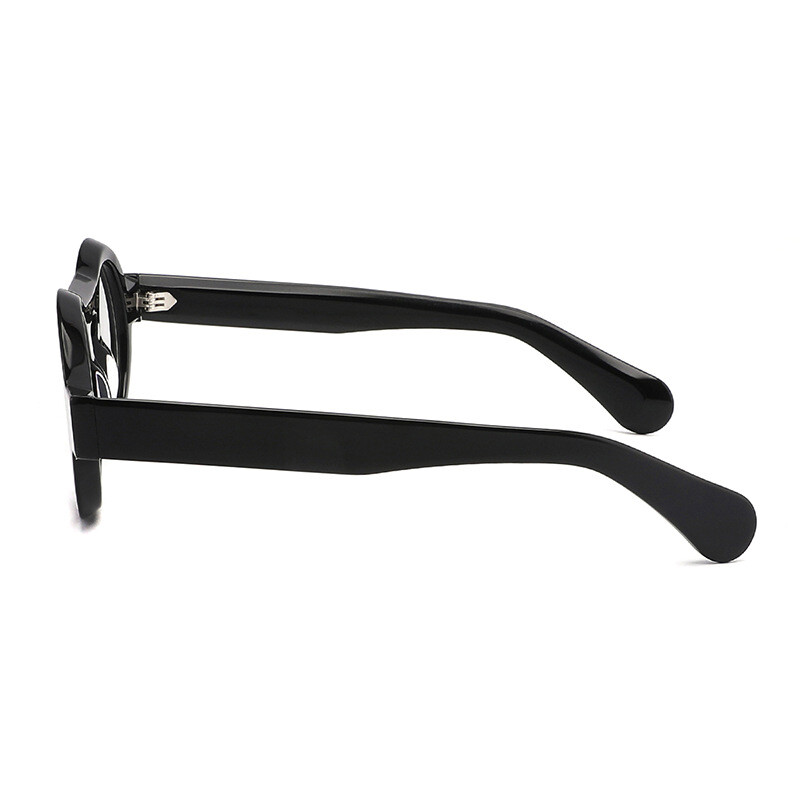 Vintage Round 42mm Eyeglasses Frames Retro Durable Glasses Full Rim ...