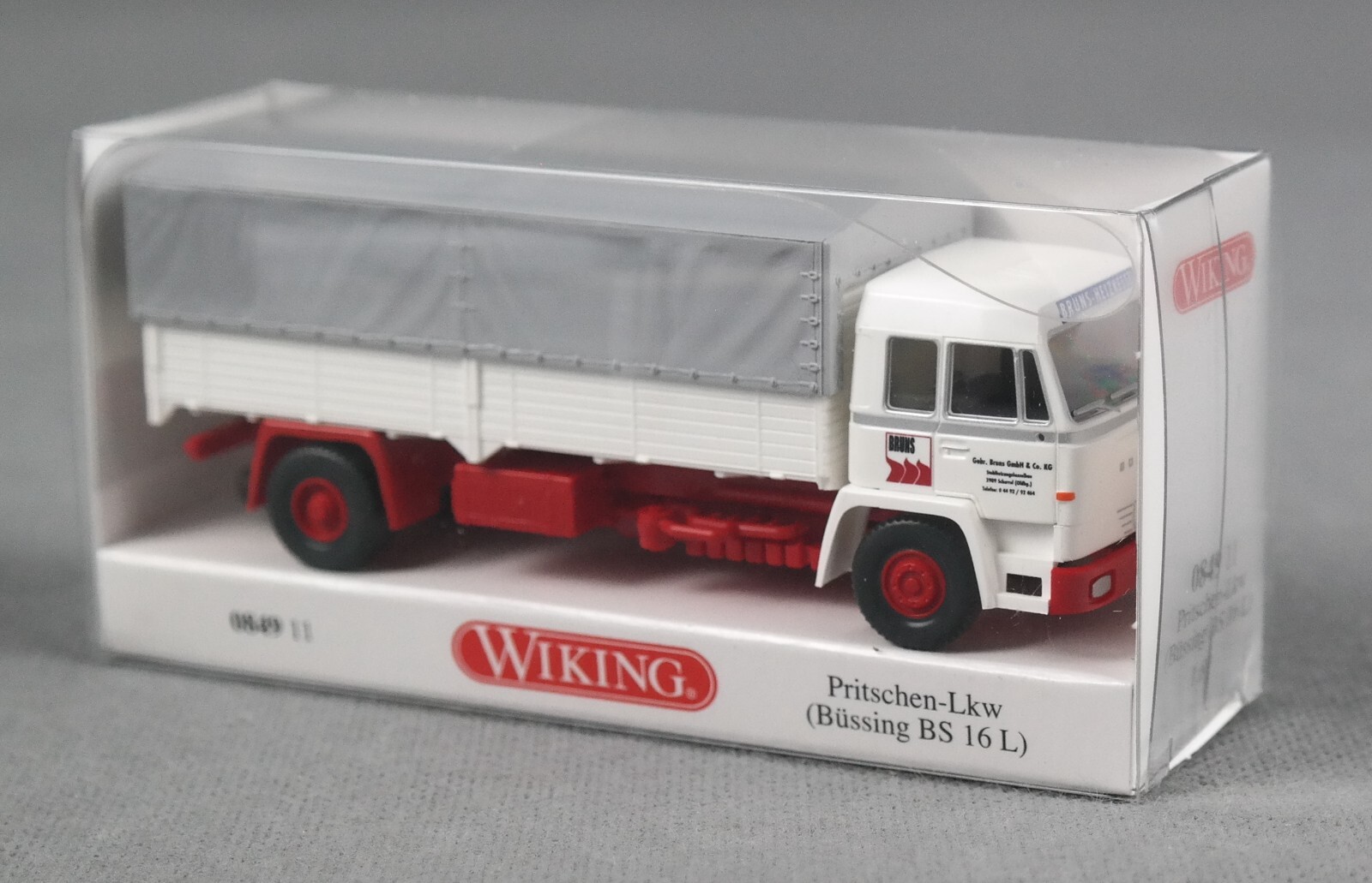 WIKING 084911/0849 11 (H0, 1:87) Pritschen-Lkw (Büssing BS 16 L) "Bruns" NEUHEIT | eBay.de
