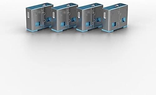 Lindy USB Port Blocker - Pack of 4 Blue (40452) for sale online | eBay