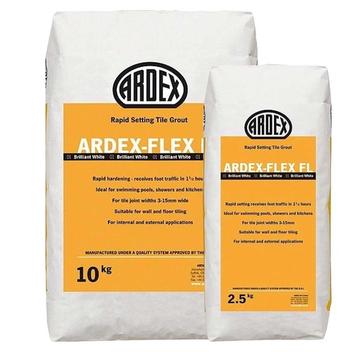 Ardex Flex FL Tile Grout Flexible Rapid Set 35 Colours 2.5kg, 10kg ...