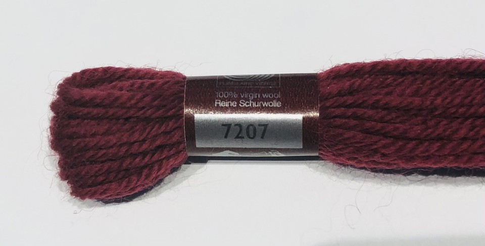 3 PC NEW DMC 7207 Dark Red Brick Laine Colbert Tapestry Embroidery Wool ...