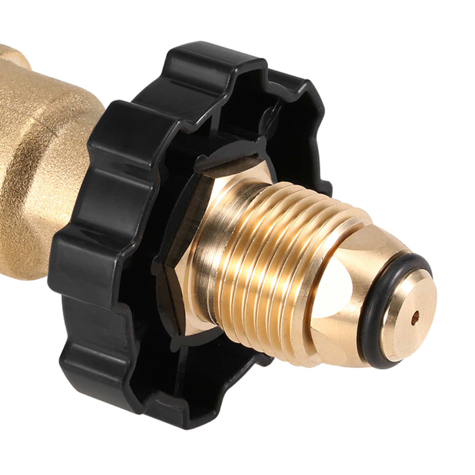 Brass Propane Tank Adapter Convert POL to QCC1 Grill 50LB Pressure ...