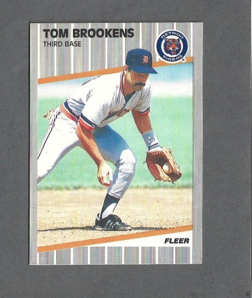 Tom Brookens/Mike Heath Error Detroit Tigers 1989 Fleer #130 | eBay
