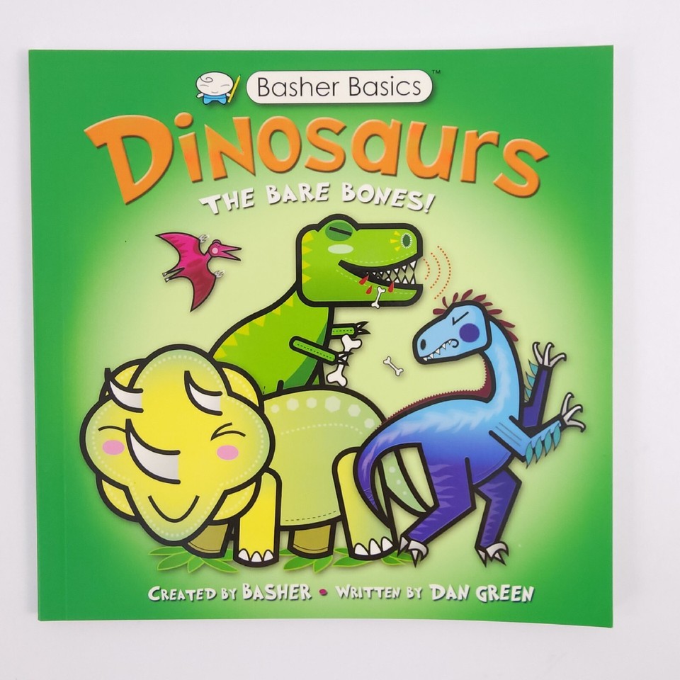 Lot of 4 Basher Science Learning Educational Basics Books w/Posters Bio ...