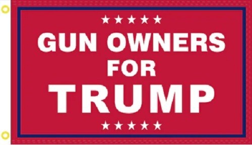 3X5 GUN OWNERS FOR TRUMP 2024 REPUBLICAN RED FLAG BANNER 100D W ...