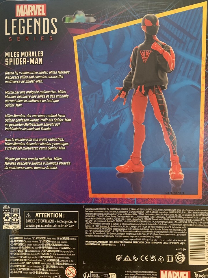Marvel Legends Spider-Man Retro Card Miles Morales New In Stock 2023 | eBay