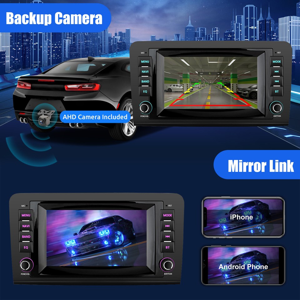 For Mercedes Benz ML GL Class ML320 ML350 Android Car Radio Stereo GPS ...