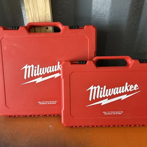NEW 2-Pack Milwaukee Tools Storage Cases Two Sizes (Empty Cases) | eBay