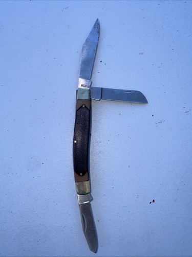 Vintage Schrade Old Timer 80T 3-Blade Folding Pocket Knife | eBay