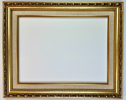 Picture Frame 12x16" Ornate Gold Frame- Wood/Gesso, No glass or backing ...