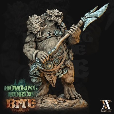 Gnoll Ettin V1/Howling Horde Bite/TTRPG/Mordheim/Dungeons and Dragons ...