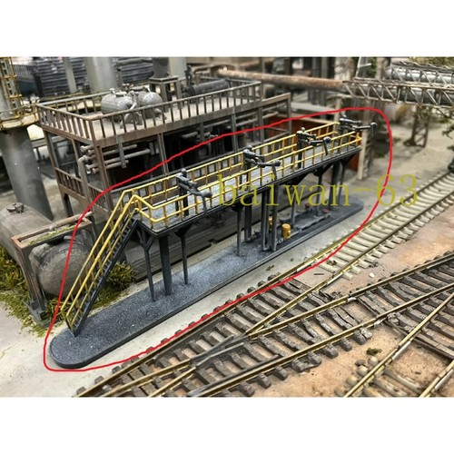 Ho Scale 1/87 Train Tanker Loading Unloading Platform Steam Water ...