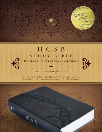HCSB Study Bible, Charcoal LeatherTouch, Indexed by The HCSB ...