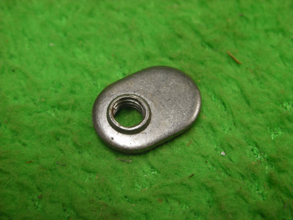 150 TAB SPOT WELD NUT 6-32 THREADED SN WELDING NUTS 5/8 x 7/16 OVAL ...