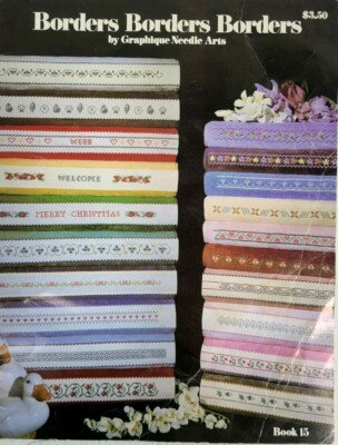 Graphique Needle Arts BORDERS BORDERS BORDERS Cross Stitch Pattern ...
