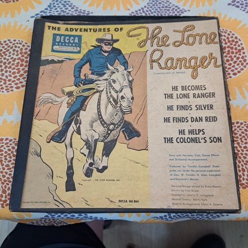Adventures of the Lone Ranger Decca Records Complete Set | eBay
