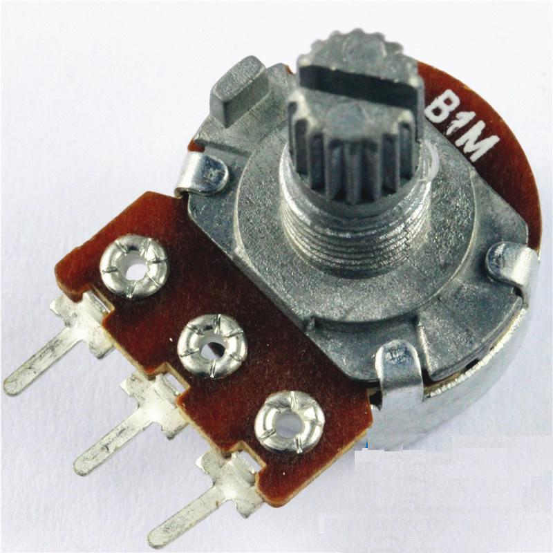 2pcs 1M Ohm B1M Linear Rotary Taper Potentiometer Z3 | eBay