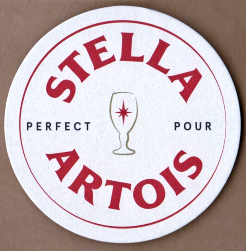 Stella Artois Perfect Pour Beer Coaster | eBay