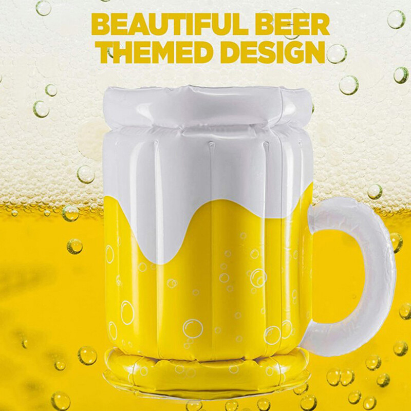 Inflatable Beer Mug Inflatable Beer Cooler For Pool Party Supplies ...