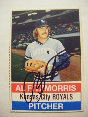 AL FITZMORRIS signed ROYALS 1976 Hostess baseball card AUTO Autographed ...