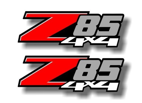 2- Z85 4x4 Vinyl Graphics 12.5" Decals 1500 2500 Truck TLZ Pickup ...