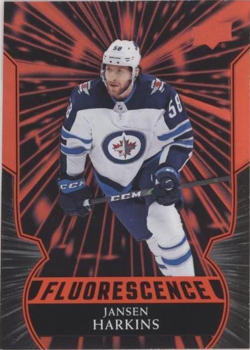 2020-21 Upper Deck - Fluorescence Jansen Harkins #F-4 Red (RC) for sale ...