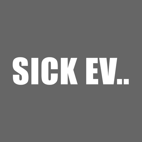 Sick Ev | Anti Electric Vehicle | Funny Vinyl Decal Sticker Car Window ...