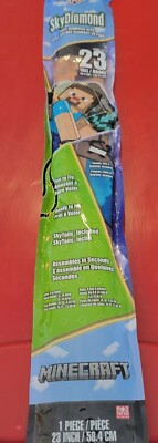 Minecraft kite new 23" inch big Sky Diamond XKite Outdoor Kite steve | eBay