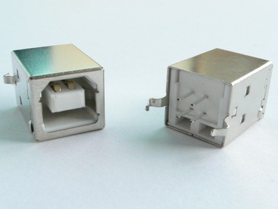 10 pcs USB Jack, Type-B, female, straight PCB mount | eBay
