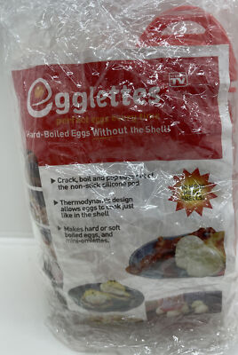 Egglettes Silicone Egg Cooking Cups 6 Individuals w/ Instructions ...