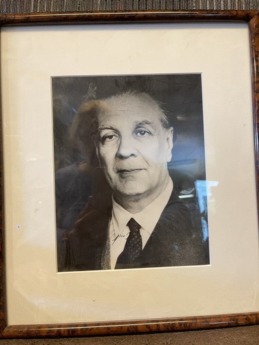 SIGNED JORGE LUIS BORGES PHOTOGRAPH BEAUTIFULLY FRAMED | eBay