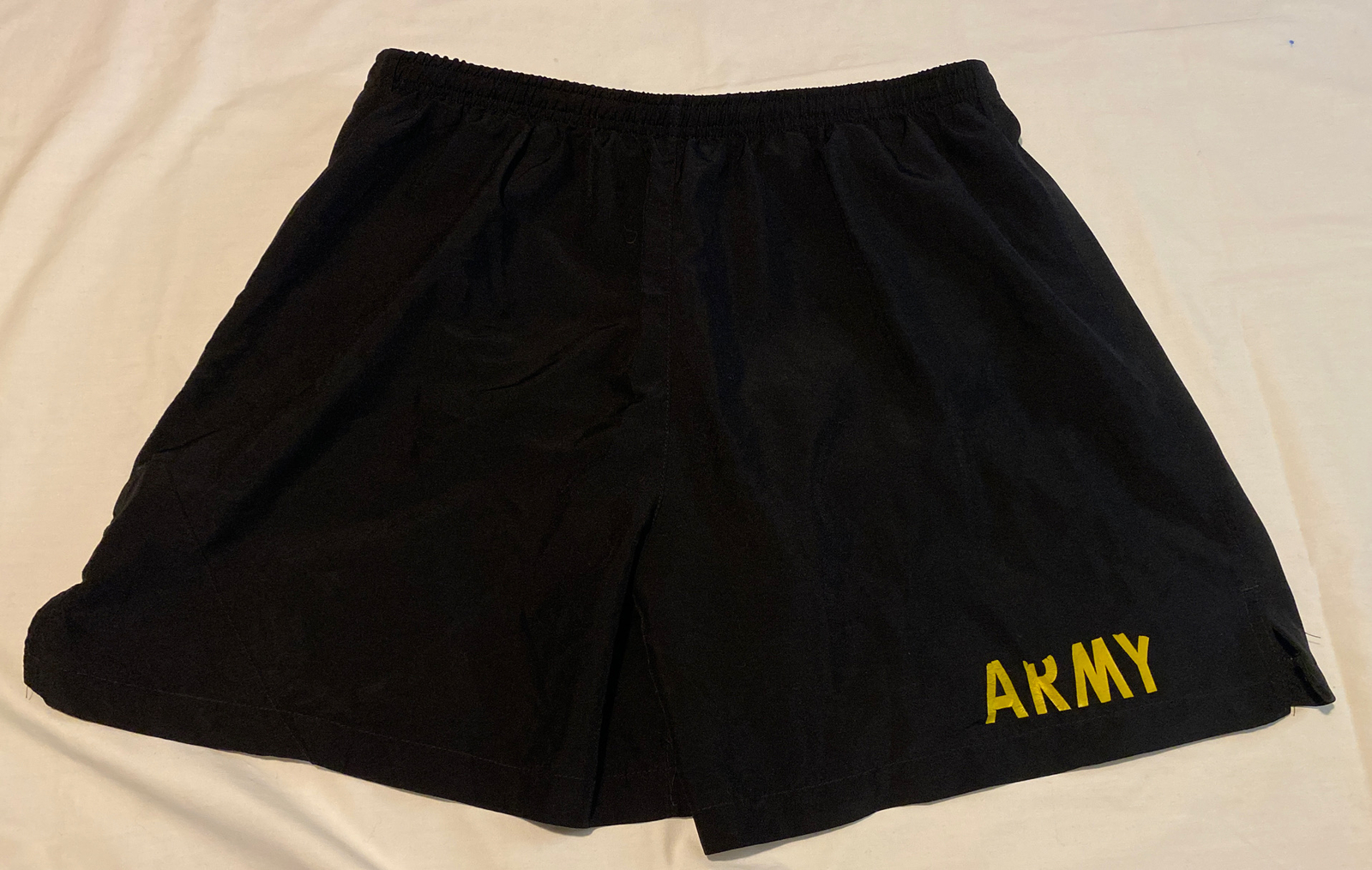 USGI APFU PT Army Physical Fitness Uniform Trunks Shorts Black Size ...