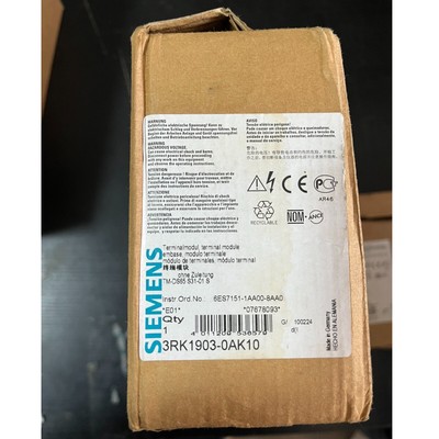 NEW IN BOX Siemens module 3RK1903-0AK10 3RK1 903-0AK10 1 year warranty ...